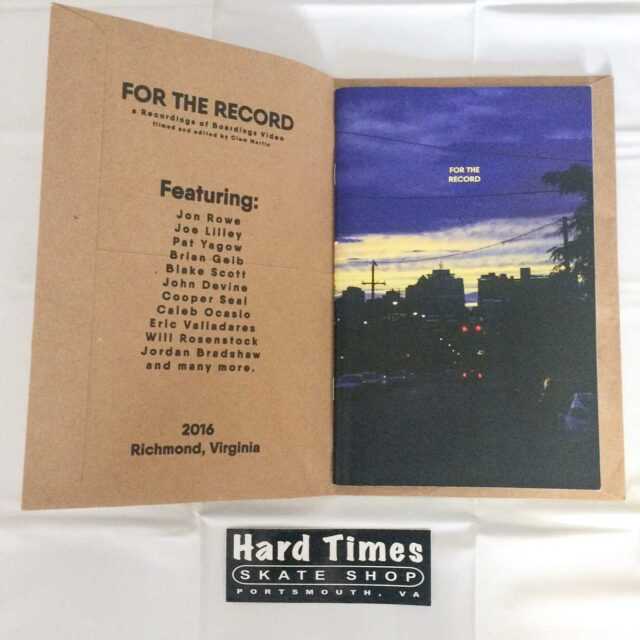 For the Record DVD/Zine – HardTimes Skate