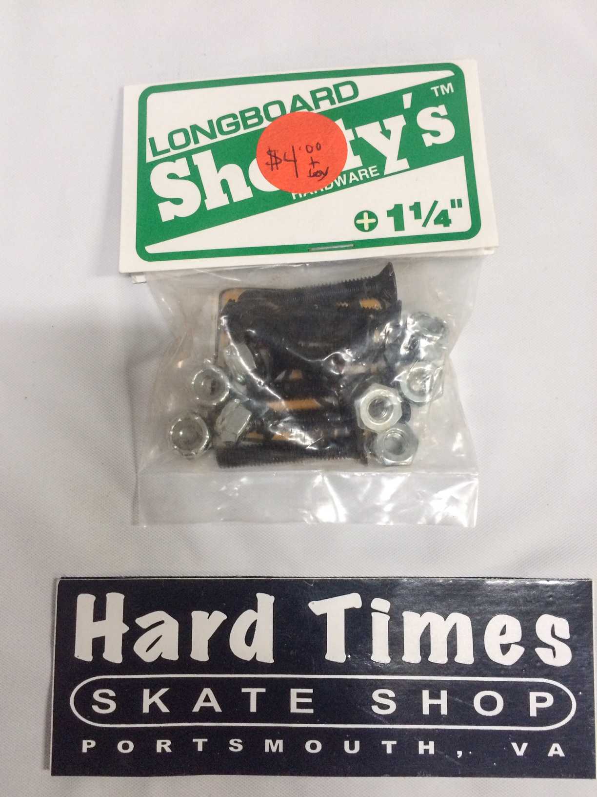 Shorty’s LongBoard Hardware 1-1/4″ – HardTimes Skate